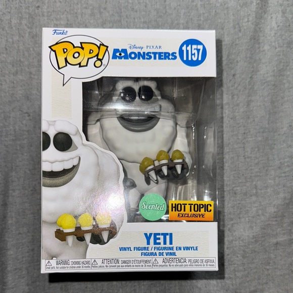 Funko | Toys | Funko Pop Disney Pixar Monsters Yeti Vinyl Figure | Poshmark
